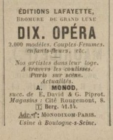 David; Monod; Éditions Lafayette;