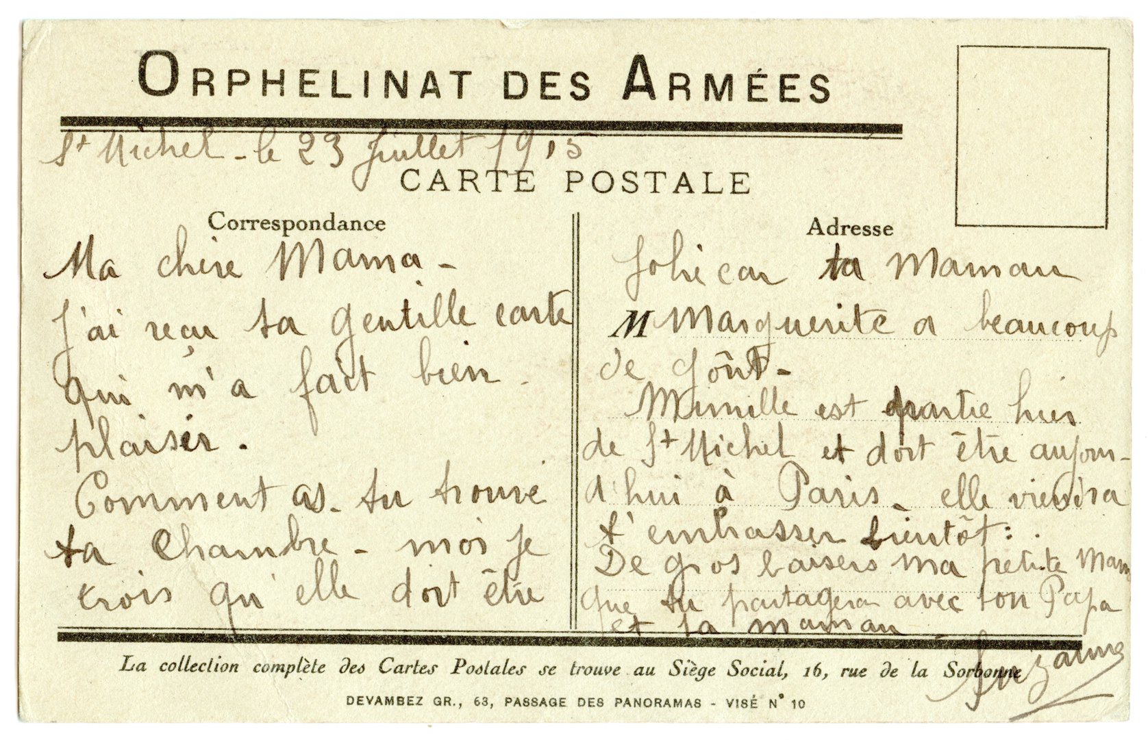 Orphelinat des Armées, Paris