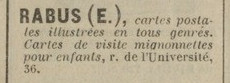E. RABUS, Paris